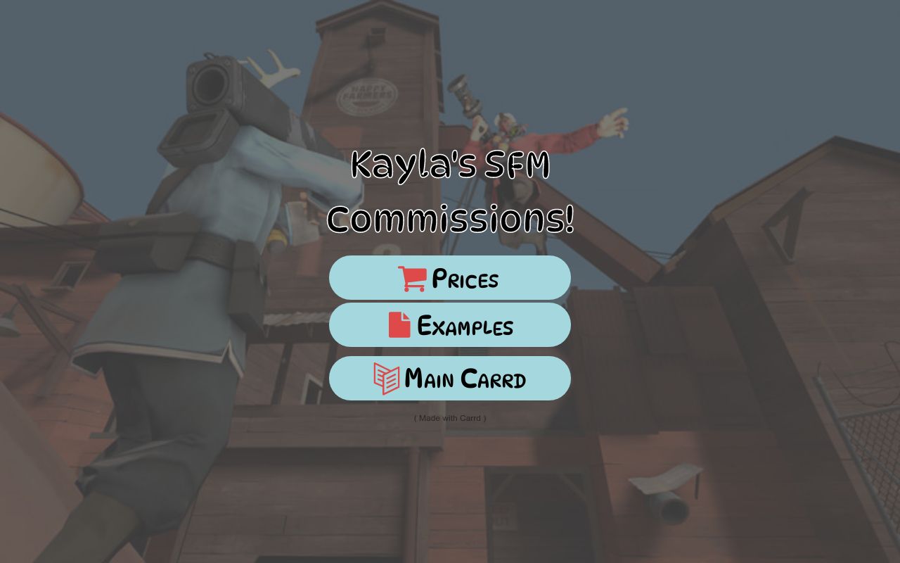 Kayla's SFM Poster Commissions!